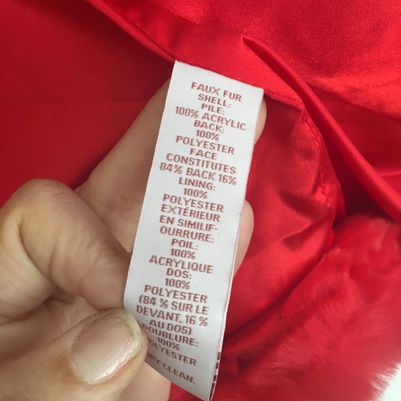 scripted | Jackets & Coats | Scripted Tiered Faux Fur Jacket In Brilliant Poppy | Poshmark